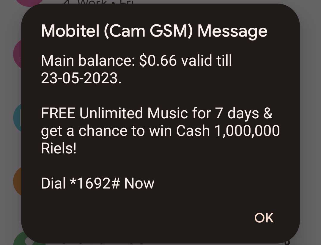 カンボジアの携帯電話 Mobitel (Cellcard) にチャージする方法 - 人生は宇宙だ！